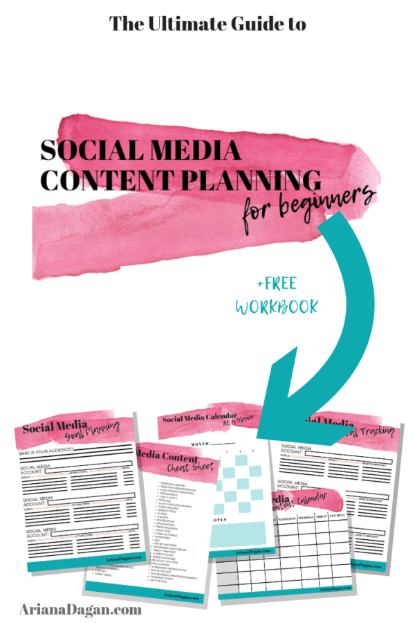 Social Media Planning 101: FREE Workbook with 57 Content Ideas!