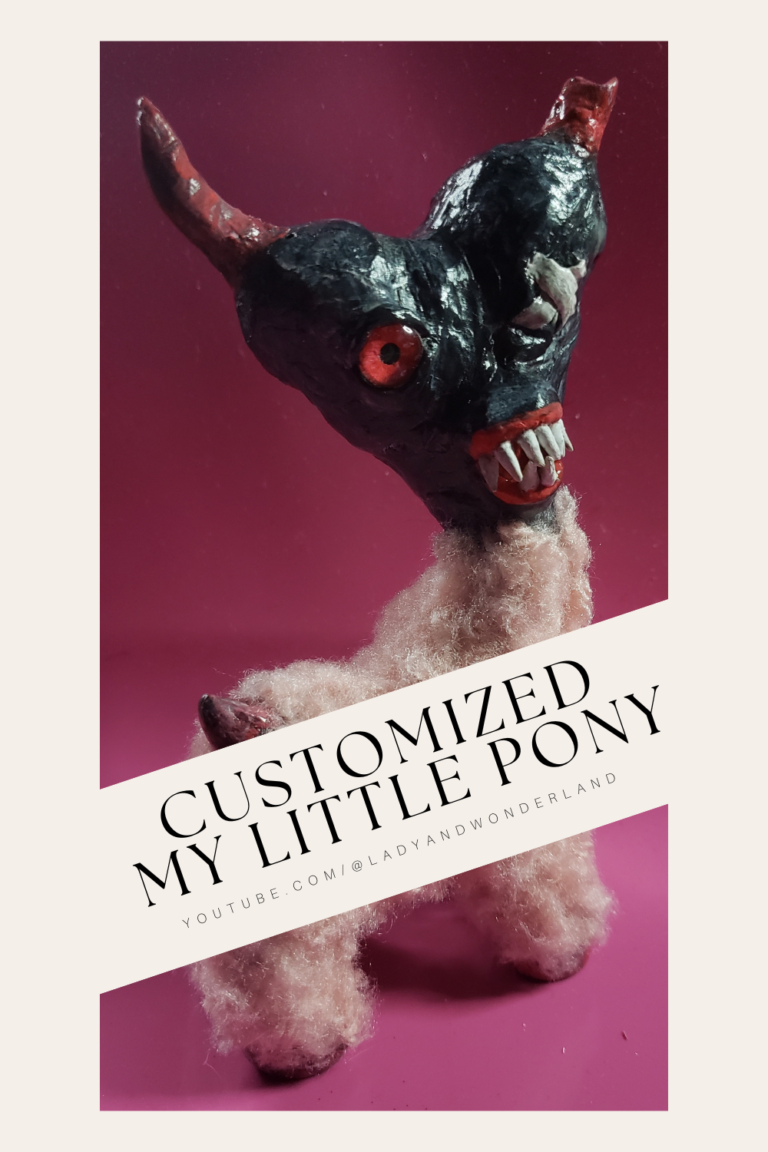 Crafting A Valentine's Day Monster from a My Little Pony Doll